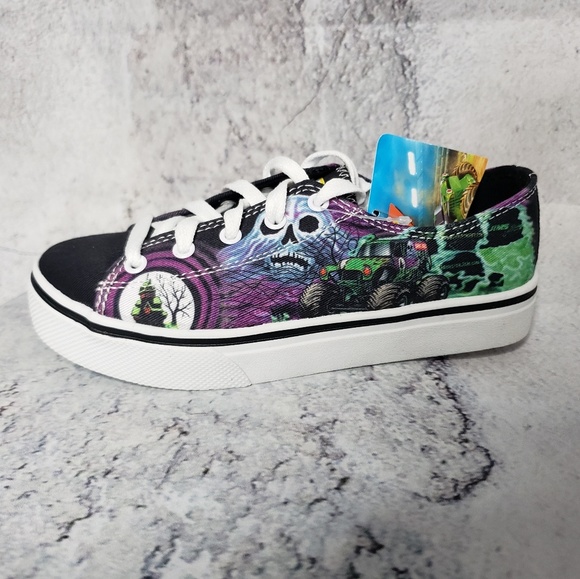 Monster Jam | Shoes | New Monster Jam Truck Grave Digger Halloween Shoe ...